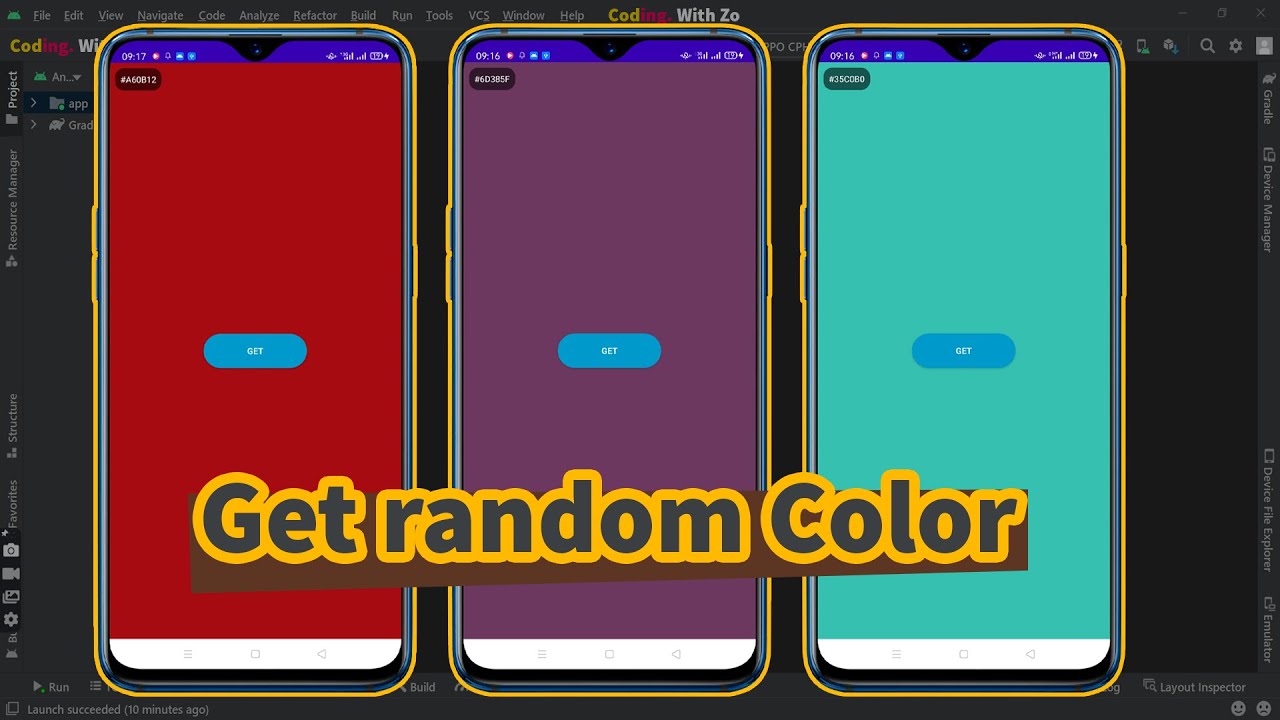 Android studio | Generate a random color with java