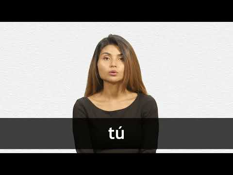 English Translation of “TÚ” | Collins Spanish-English Dictionary