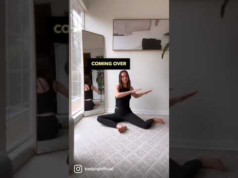 Struggling to sit cross legged? Try this! | #shorts
