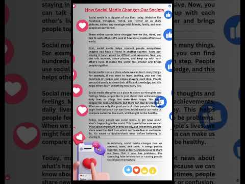 Essay on Social Media's Influence on Society