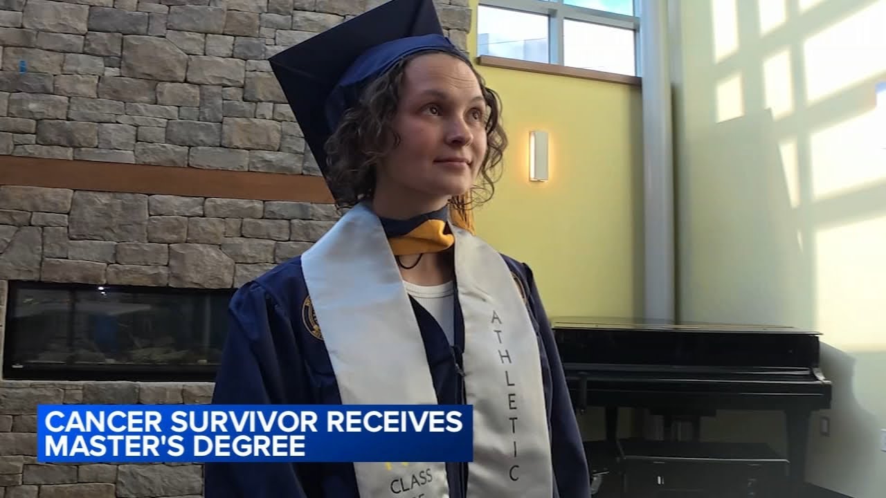 Cancer doesn't stop grad student from achieving degree at Neumann University