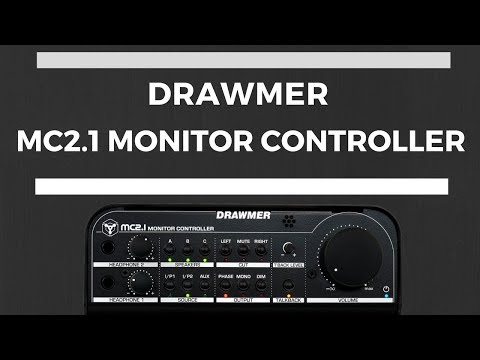 Drawmer MC2.1 Desktop Monitor Controller and Rack Mount Kit Drawmer MC2.1 Desktop Monitor Controller and Rack Mount Kit