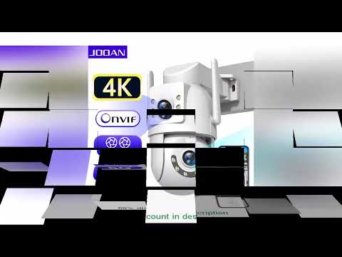 Latest Products You Must Know! Jooan 4K 8MP HD Wifi PTZ Camera Outdoor 5G Wifi Dual Lens Securit