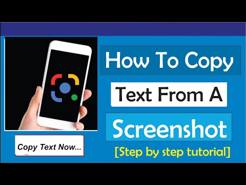 How To Copy Text From A Screenshot