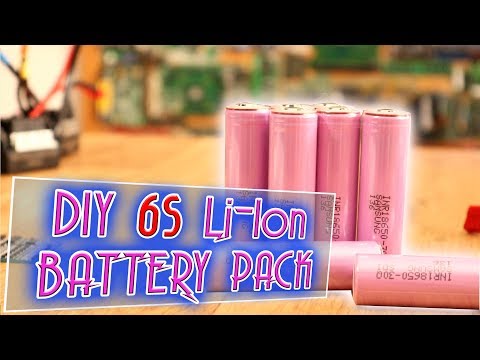 Homemade 6S Battery Pack with BMS