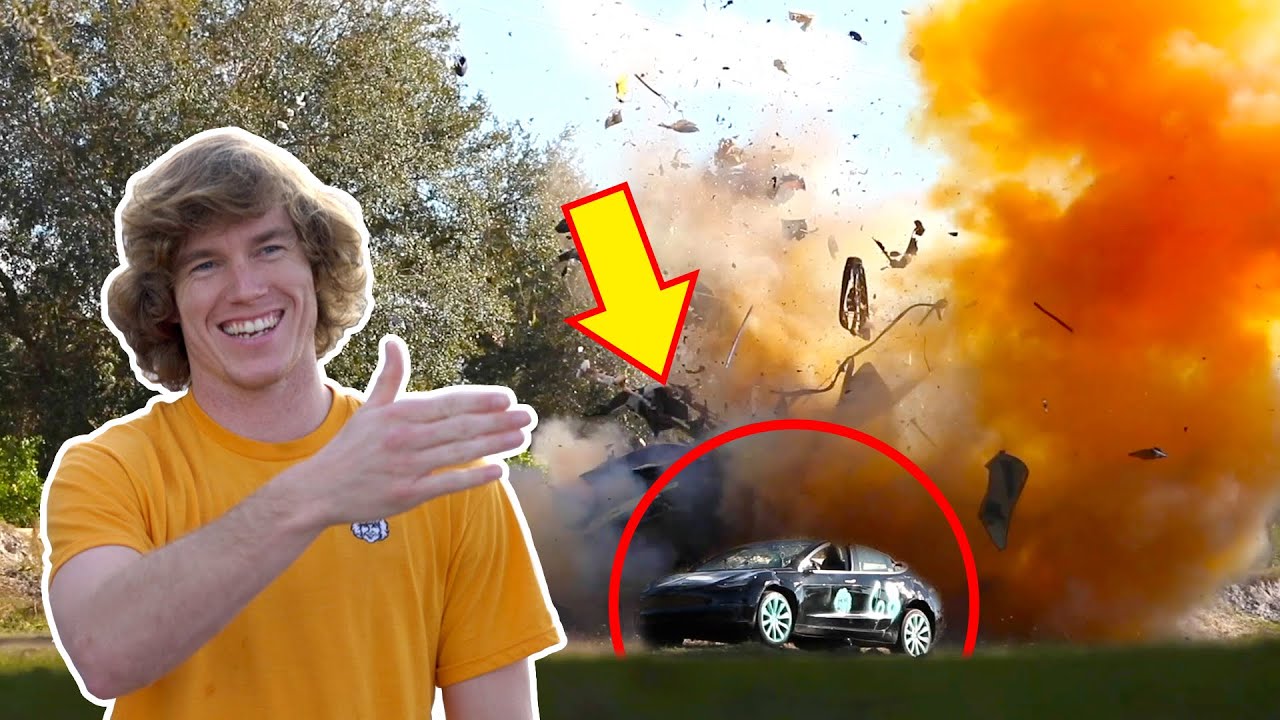 Danny Duncan Blows Up His Long-Enduring Tesla Model 3; Well, What Was ...
