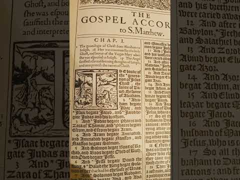 First Holy Scripture in the NT is 16 words in Matthew 1.1 #study the #law of #first #mention