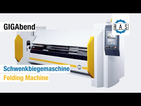 RAS GIGAbend Schwenkbiegemaschine | RAS GIGAbend Metal folding system