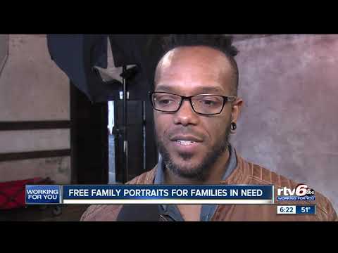 Free family portraits for families in need