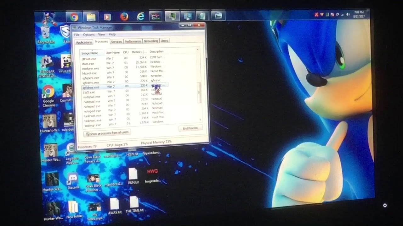 Hunter.Exe | THE TITLE SCREEN SCARED ME!!!!!