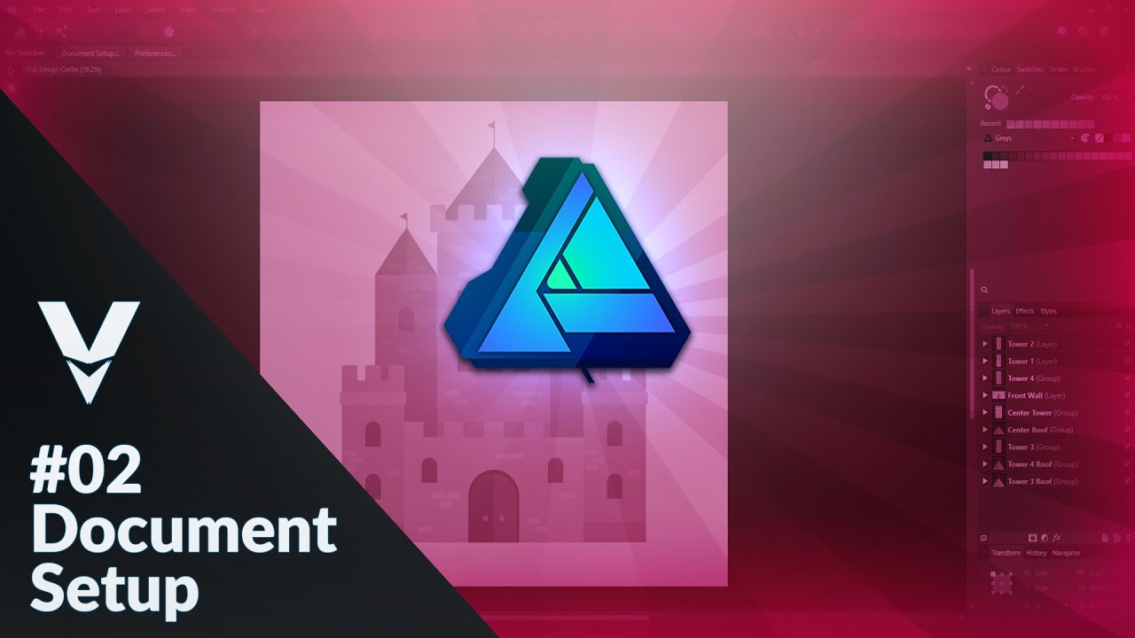 Affinity Designer Beginner Tutorial (PC) - Document Setup #02