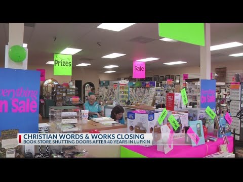Christian bookstore closing in Lufkin after 40 years