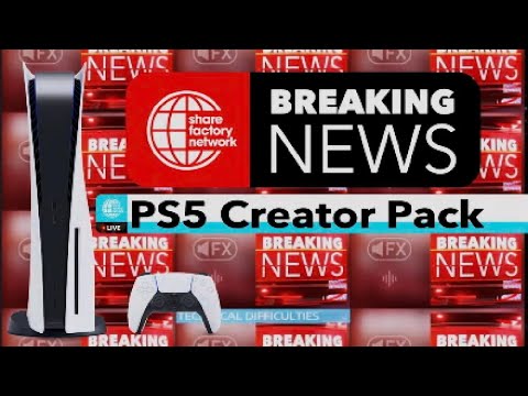 PS5 Sharefactory Studio Creator Pack - Breaking News