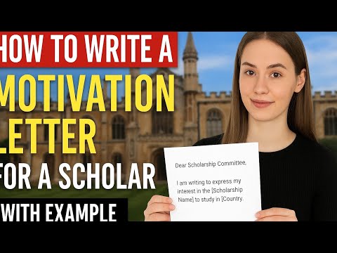 How to Write a Motivation Letter for a Scholarship (With Example)