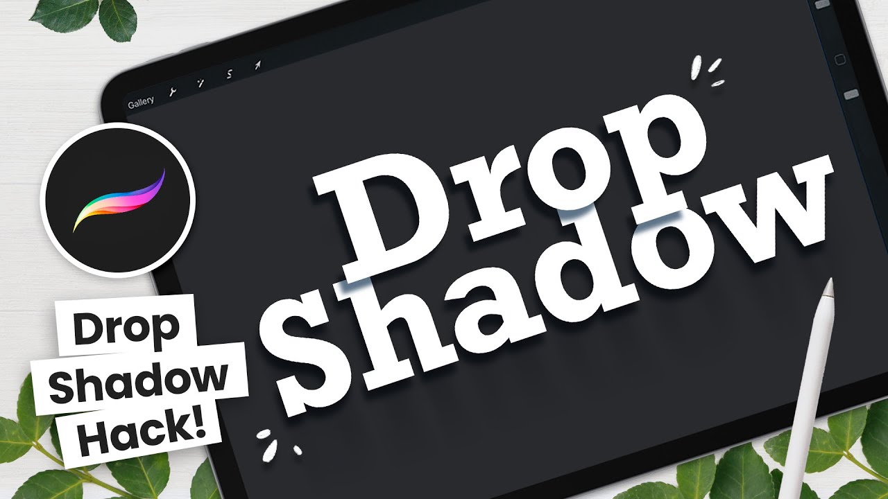 How To Add DROP SHADOWS in Procreate | Procreate 101