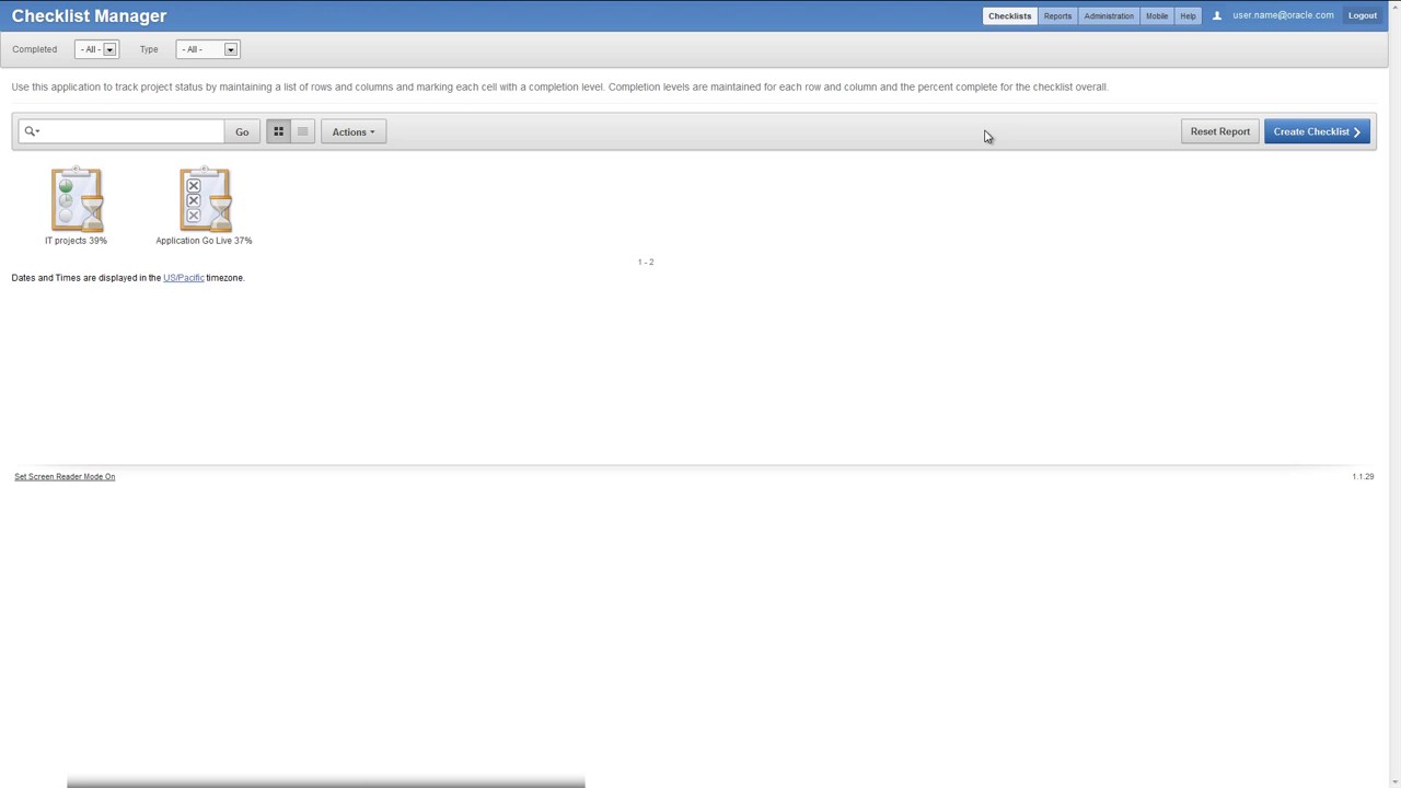 Install a packaged application with Oracle Database Cloud Service