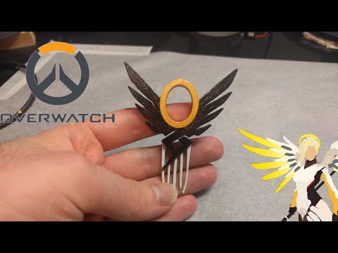 Overwatch - Mercy Hair pin by schme16 - Thingiverse