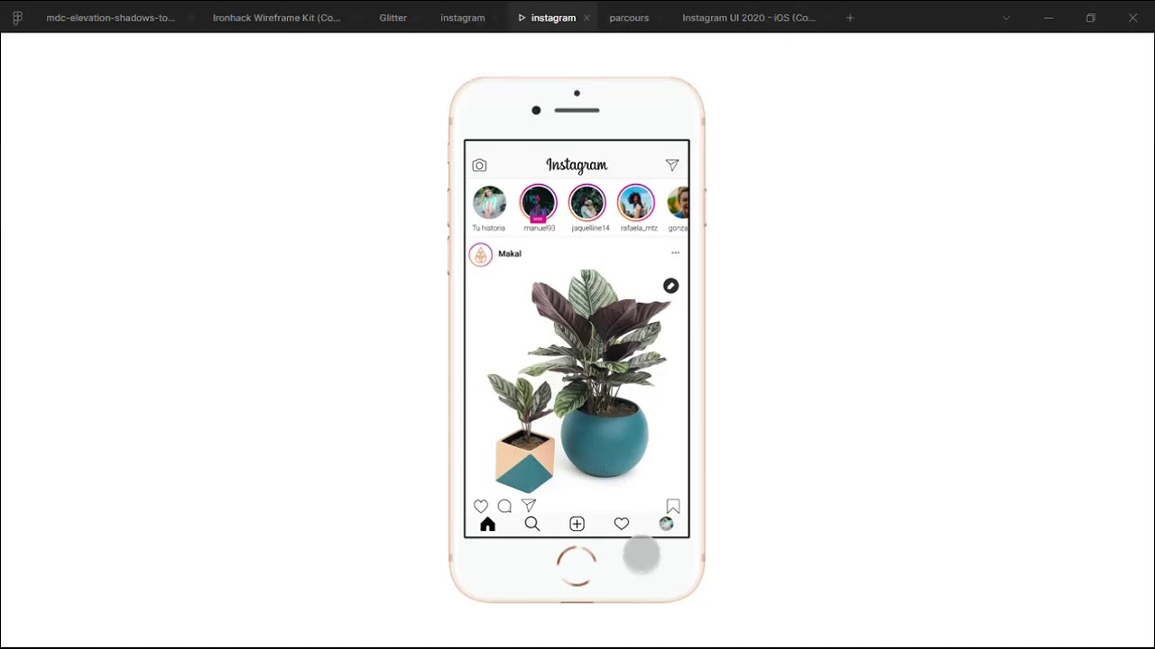 Prototype: Instagram - Figma