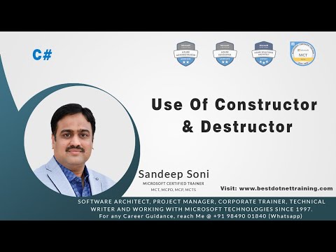 Learn C Oops | Use of Constructor and Destructor - Mind Luster