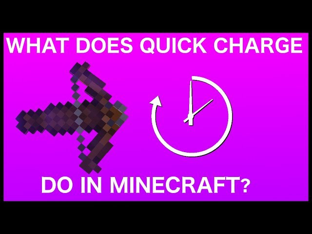 How important is the Quick Charge enchantment in Minecraft?