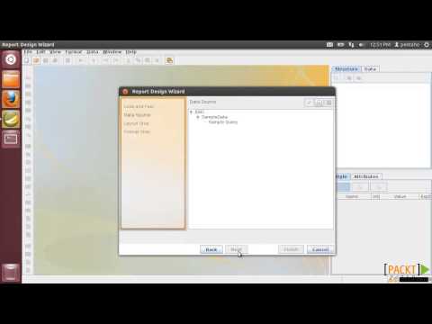 Learn Pentaho Reporting Tutorial Building a Report Using the Report Wizard | packtpub com - Mind ...