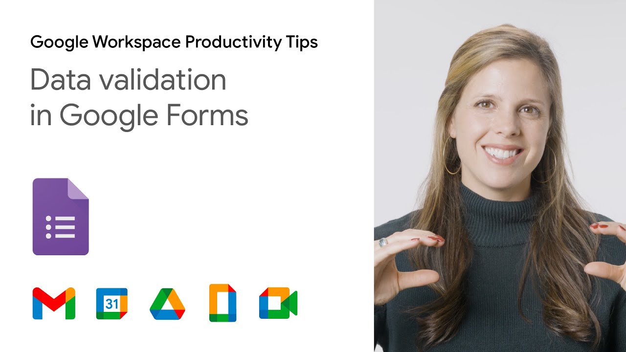 Data validation in Google Forms