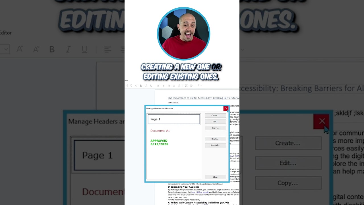 Edit PDF Headers & Footers with ABBYY FineReader #pdfeditor