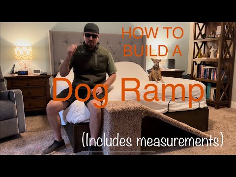 HOW TO Make a Dog Ramp - Includes measurements and parts list!