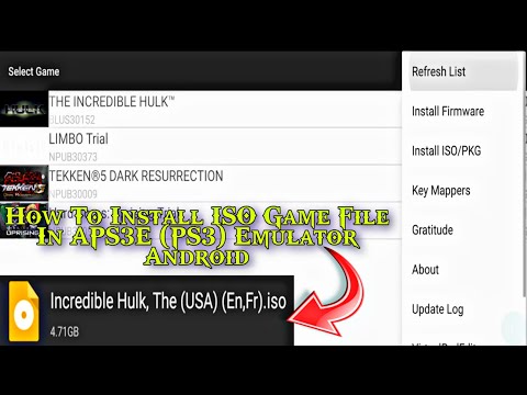 How To Install ISO Game File In APS3E (PS3) Emulator Android