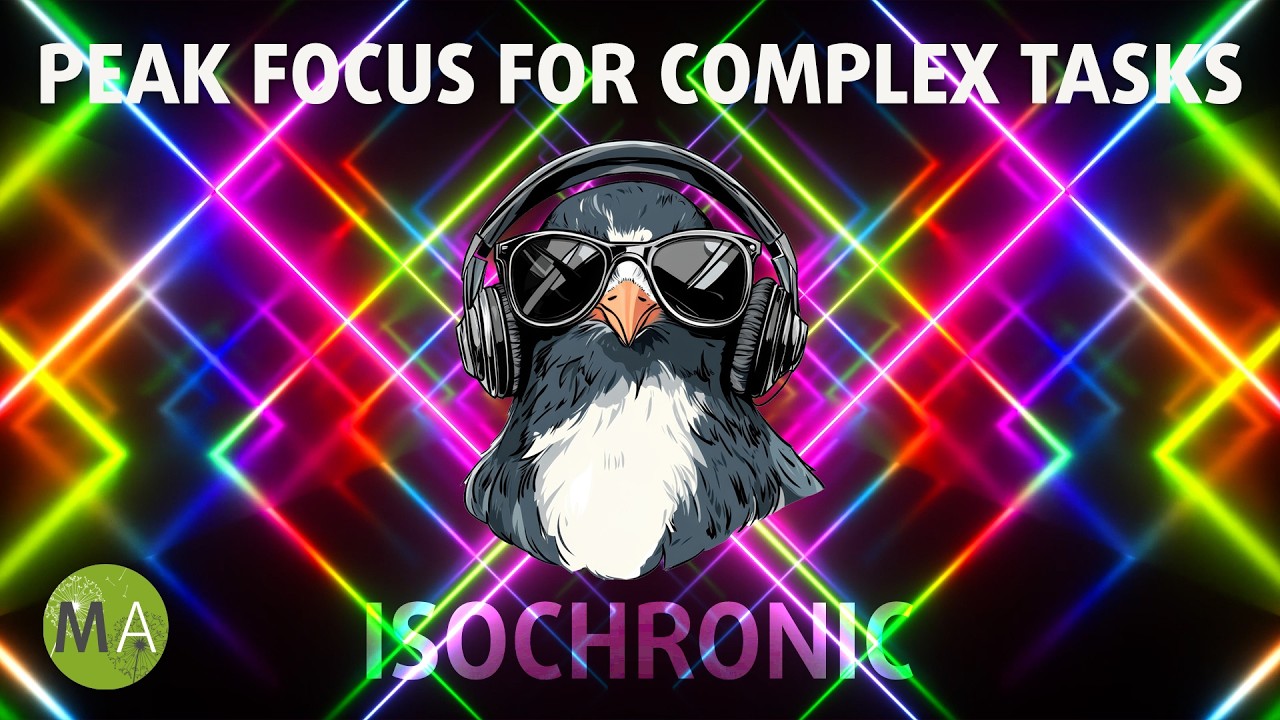 Deep Focus Drum and Bass Pigeon Mix with Beta Wave Isochronic Tones