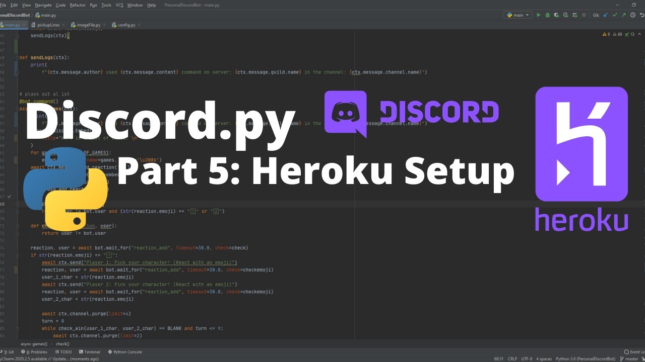 Host your discord.py bot using Heroku for FREE!