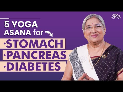 Yoga for Diabetes: 5 Simple Poses That Bring Blood Sugar Levels Down | Stomach & Pancreas | Asanas