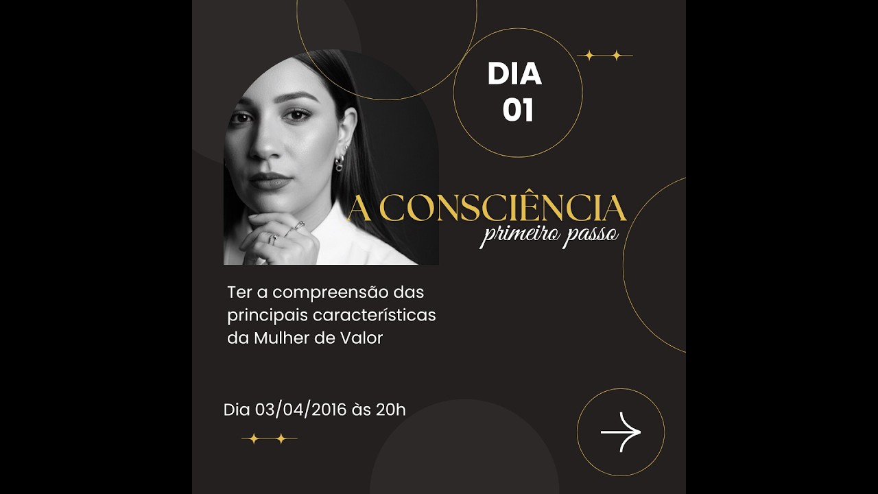 (ESSE CONTEÚDO VAI SAIR DO AR) DIA 1 - IMERSÃO ONLINE - MULHER DE PROPÓSITO