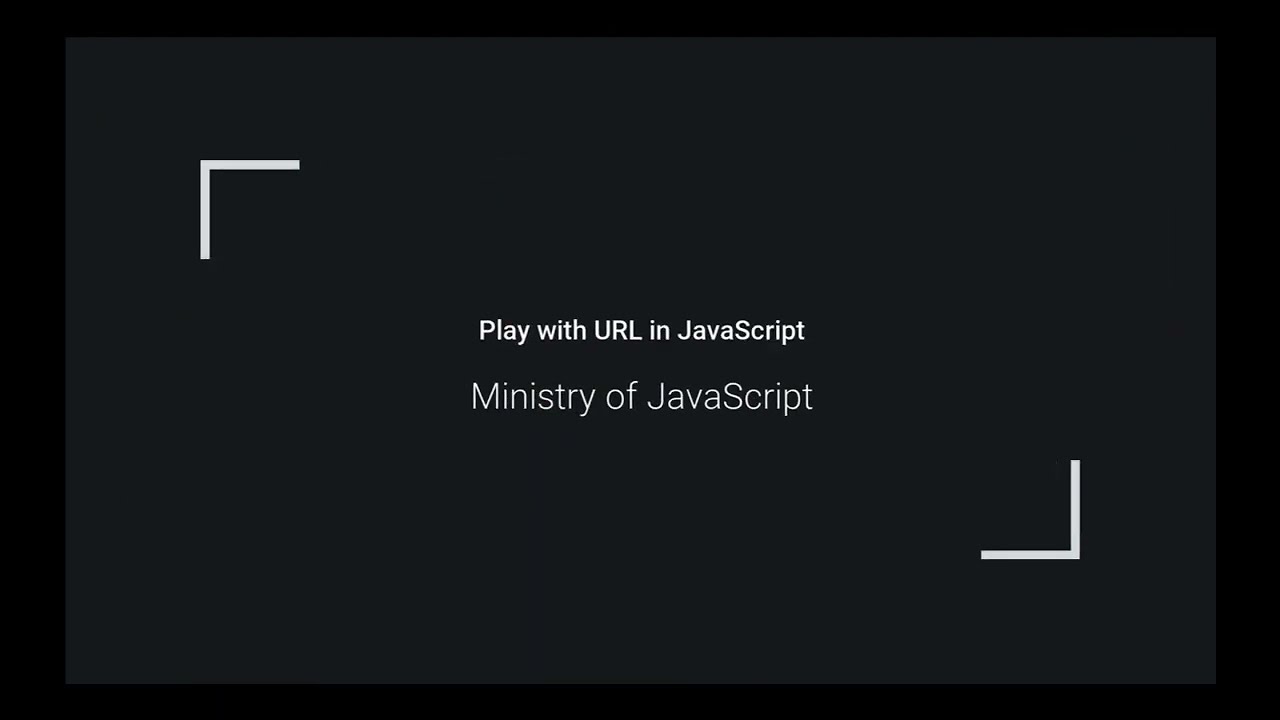 Trick to play with URL in Javascript