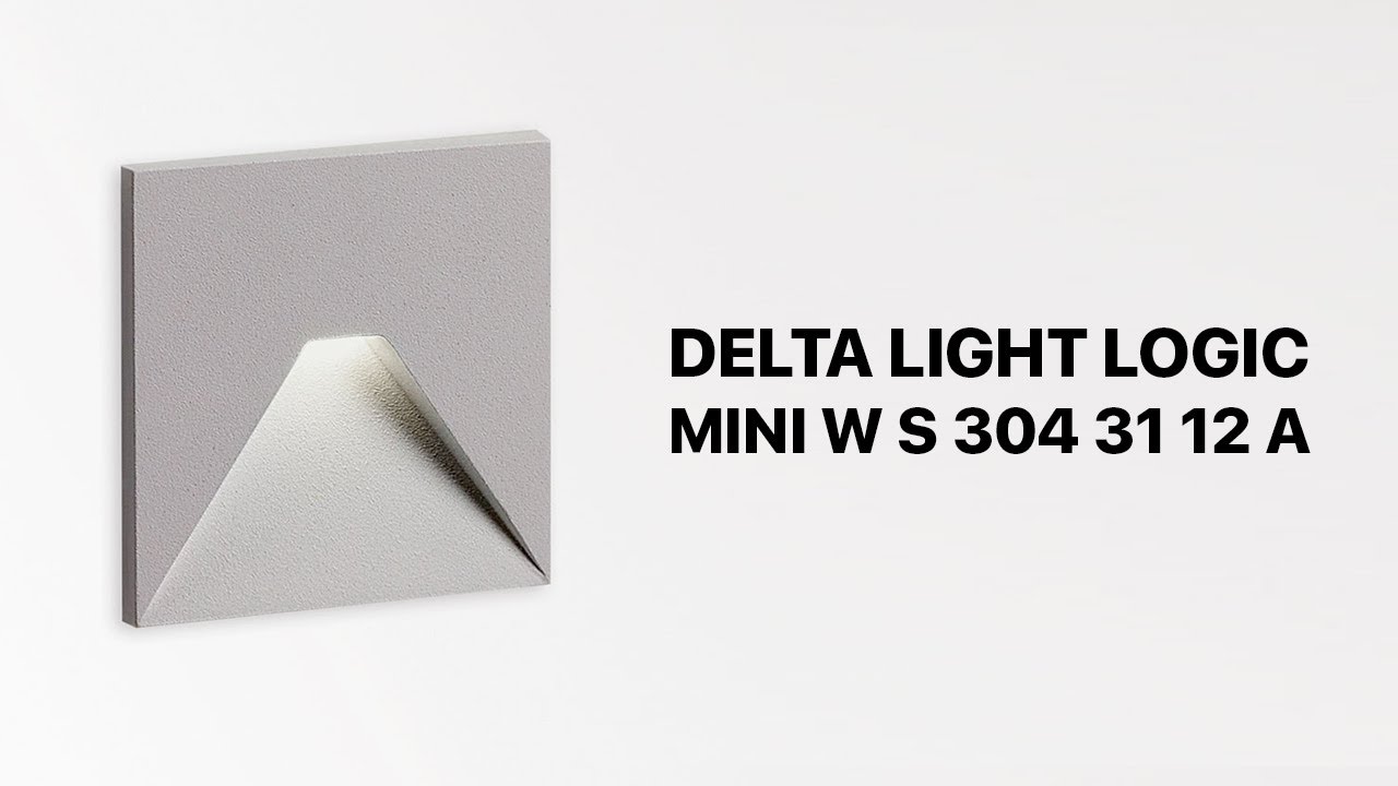 Recessed LED Step Light Delta Light LOGIC MINI W S 304 31 12 A