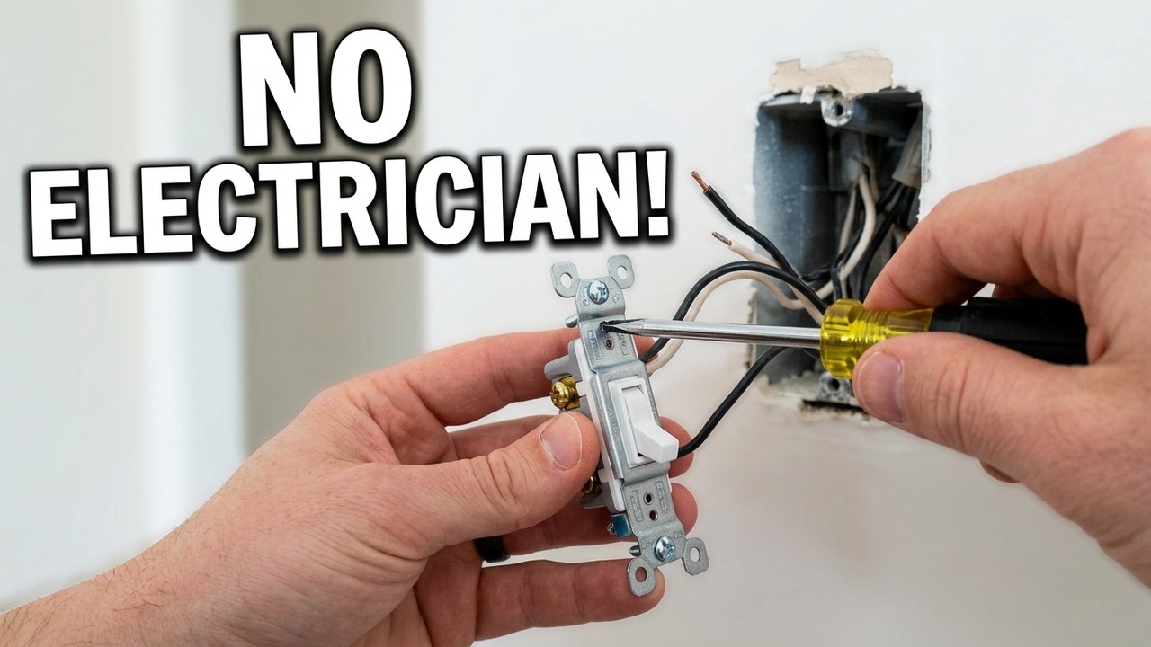 Quick Light Switch Swap - No Electrician Needed
