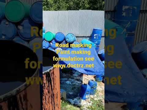 Road marking Paint making formula book