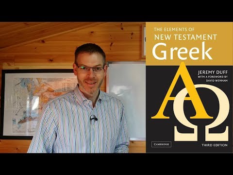 Duff, NT Greek, 2.2 Contract verbs
