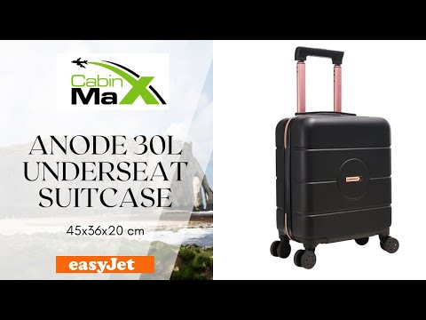 Avoid Extra Baggage Fees! Cabin Max Anode 30L | Best Underseat Suitcase for EasyJet. Free Carry-on