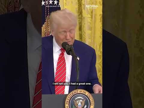 Trump says Melania is the best mother he's ever seen