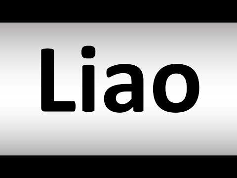 How to Pronounce Liao