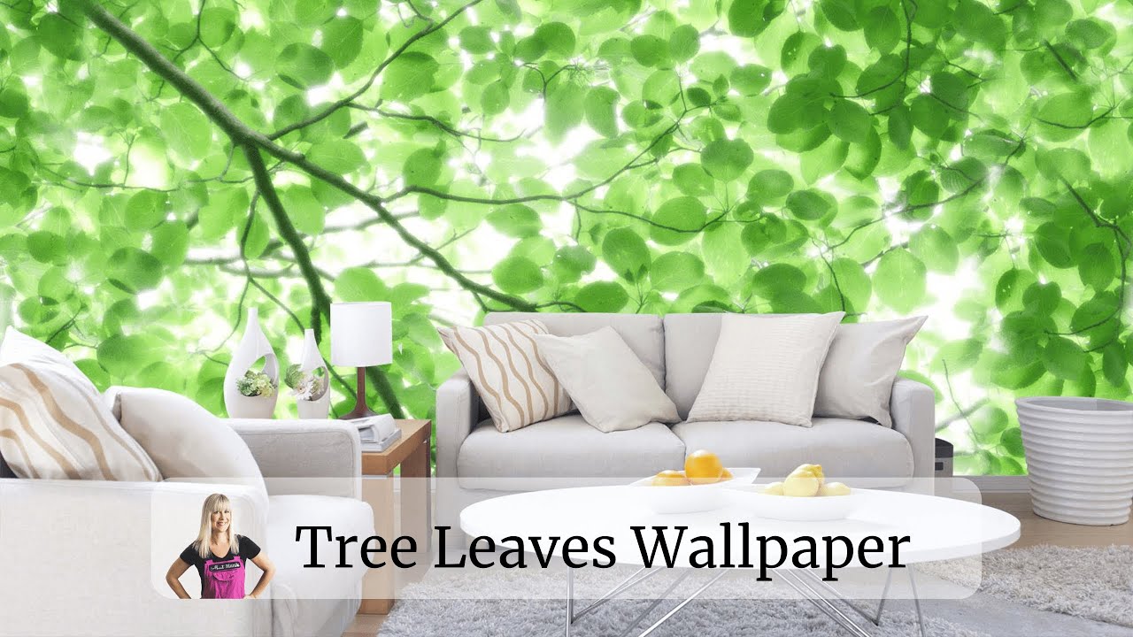 Tree Leaves Wallpaper - See This Mural Up Close!