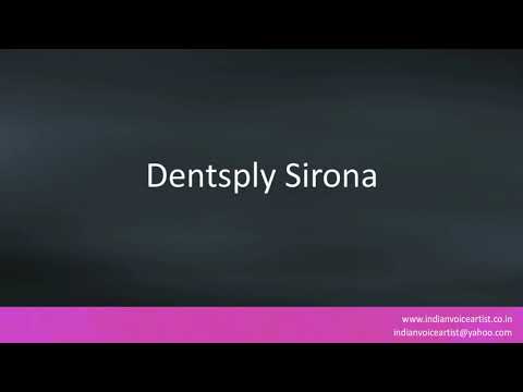 Pronunciation of the word(s) "Dentsply Sirona".