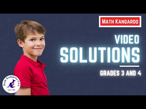Math Kangaroo Grades 3-4 video solution