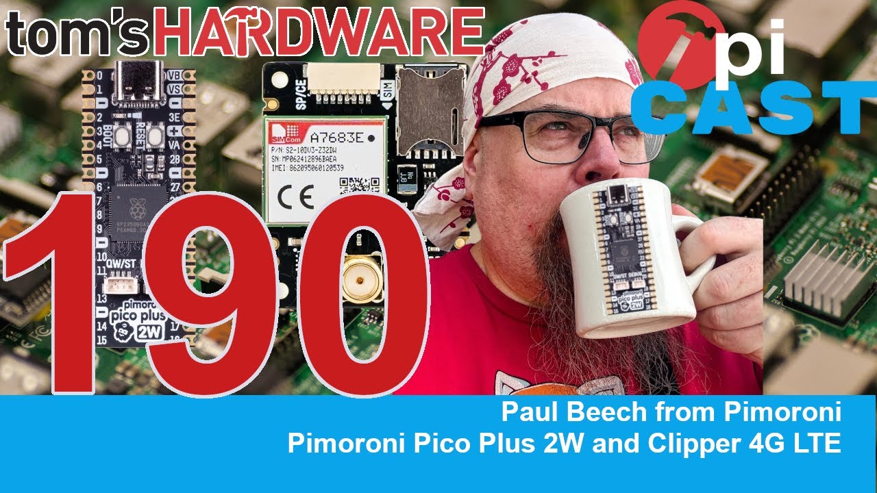 The Pi Cast (10/1) Pimoroni Pico Plus 2 W with Paul Beech