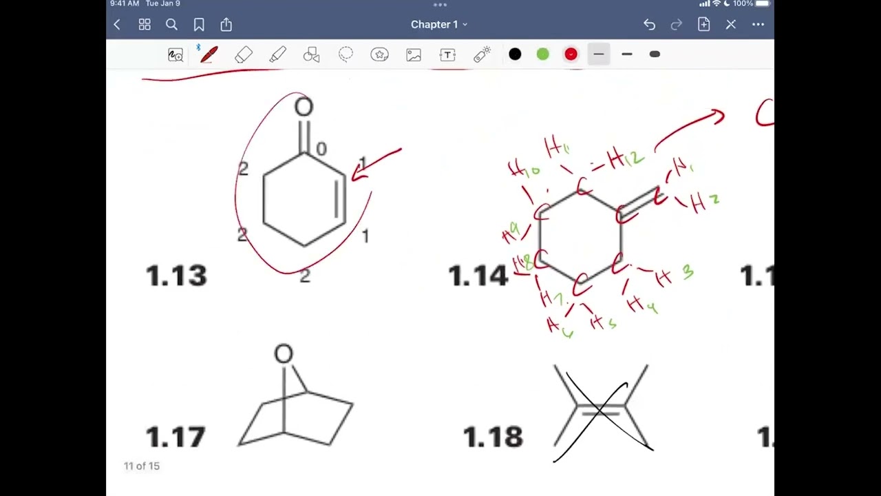 Chapter 1 Organic Chemistry Practice Problems: Formal Charge, Drawing/Reading Bond-line Structures