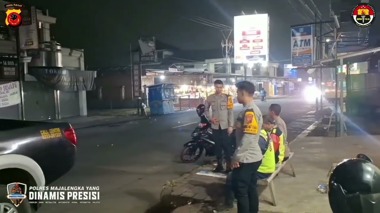 Antisipasi Gangguan Kamtibmas, Personil Polsek Cikijing Laksanakan Patroli Malam