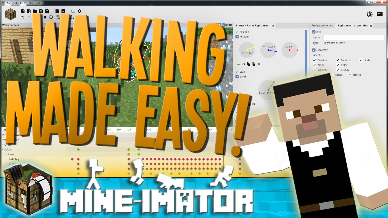 Walk Cycle Made Easy! - Mine-imator Tutorial | 4