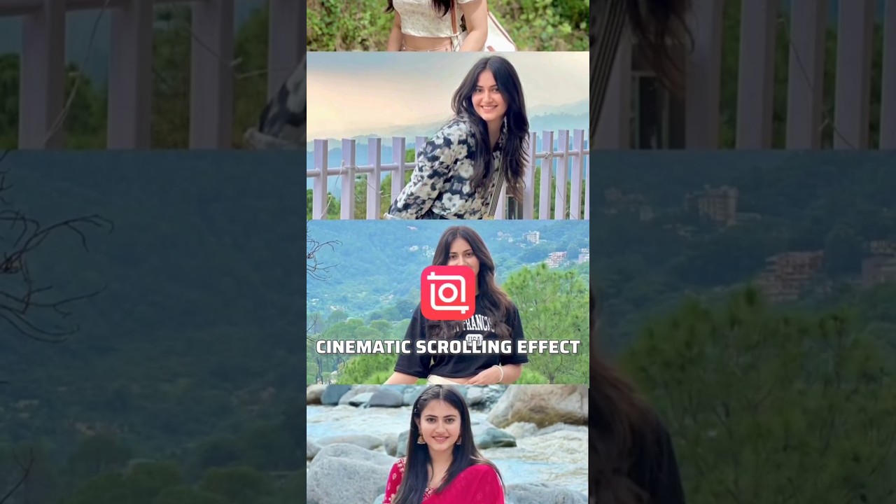 Cinematic scrolling effect tutorial 😍|| inshot video editor #inshoteditor #viralvideo #videoeditor