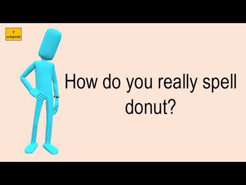 How Do You Really Spell Donut?